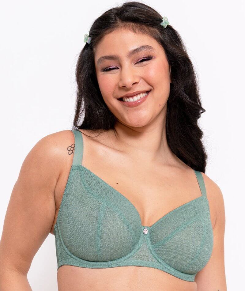Curvy Kate Happy Boobs Balcony Bra - Sage Green – Big Girls Don't Cry (Anymore)